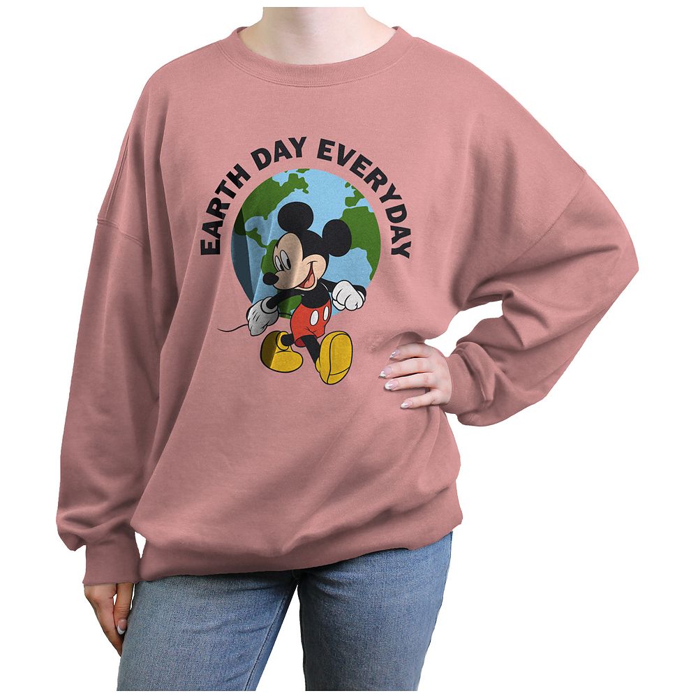 Disney's Mickey Mouse Earth Day Everyday Juniors' Graphic Fleece