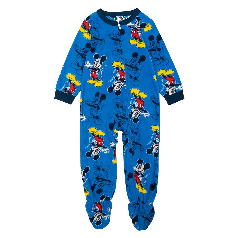 Disney's Mickey Mouse Toddler Boy "The Fun Gang" Footed Pajamas