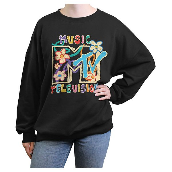 Juniors' MTV Kids Drawn Print Logo Graphic Fleece