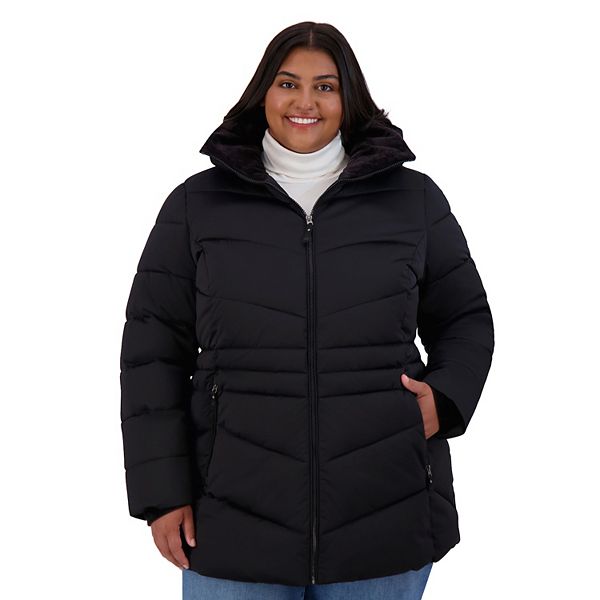 Plus Size ZeroXposur Taylor Stretch Puffer Jacket