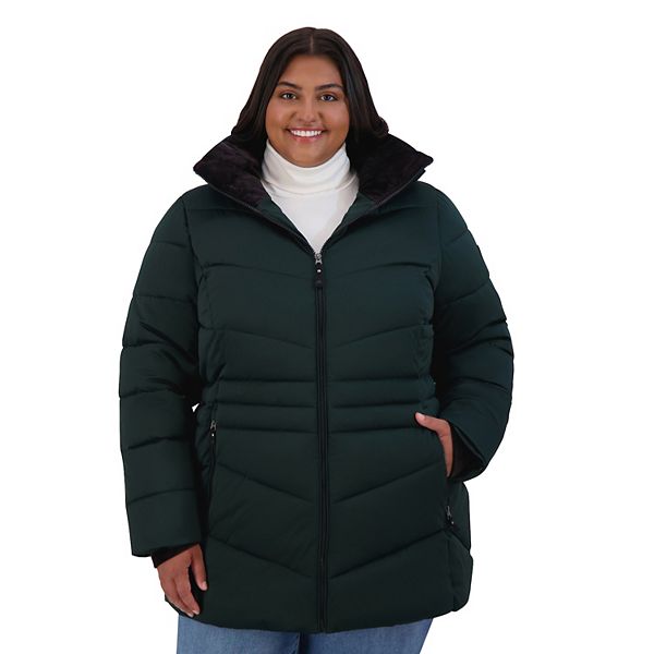 Plus Size ZeroXposur Taylor Stretch Puffer Jacket