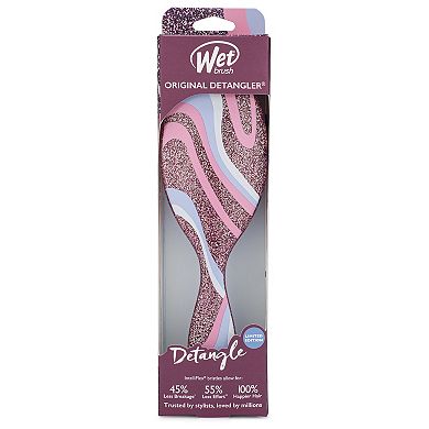 Wet Brush Glitter Vortex Detangler Hair Brush