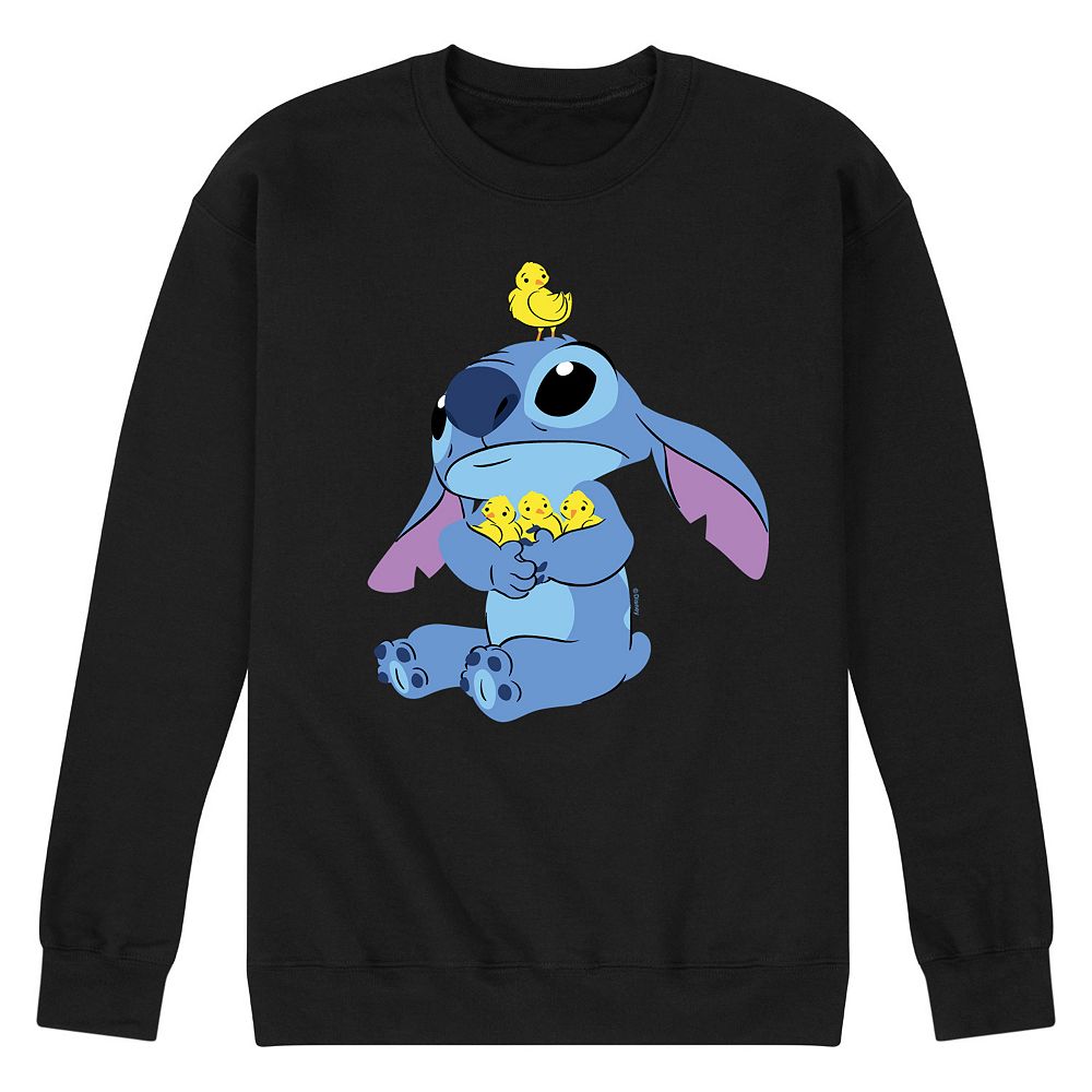 Disney's Lilo & Stitch Men's Stitch & Chicks Fleece Sweatshirt