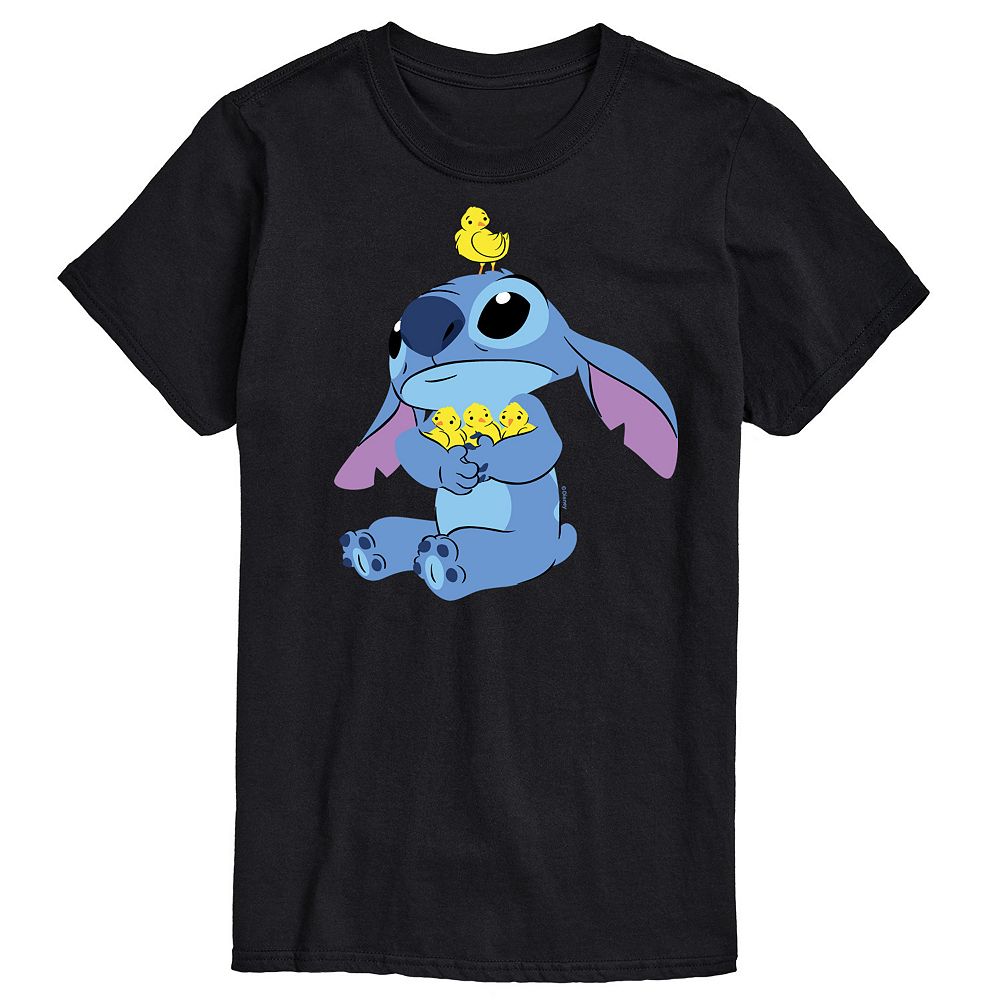 Disney's Lilo & Stitch Men's Stitch & Chicks Graphic Tee