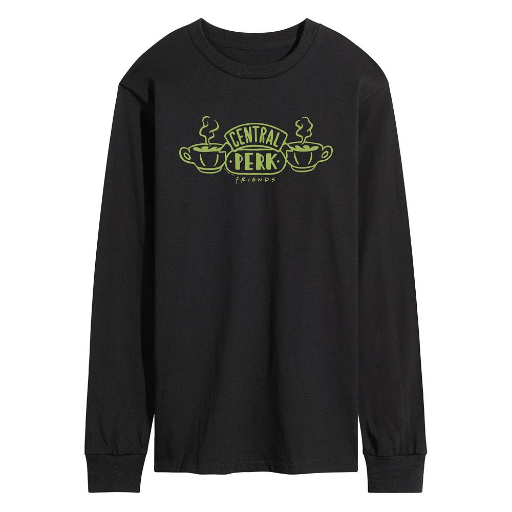 Men's Friends Central Perk Ribbons Long Sleeve Graphic Tee