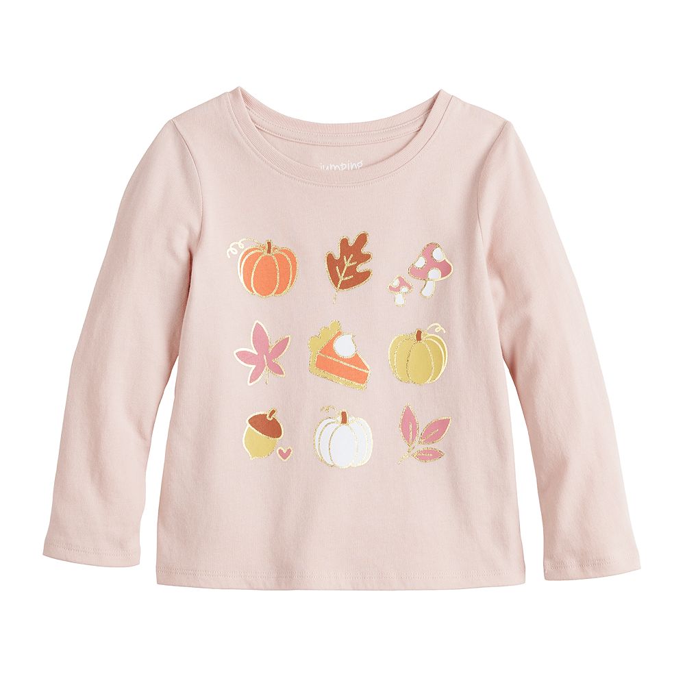 Toddler Girl Jumping Beans® Long Sleeve Autumn Graphic Tee