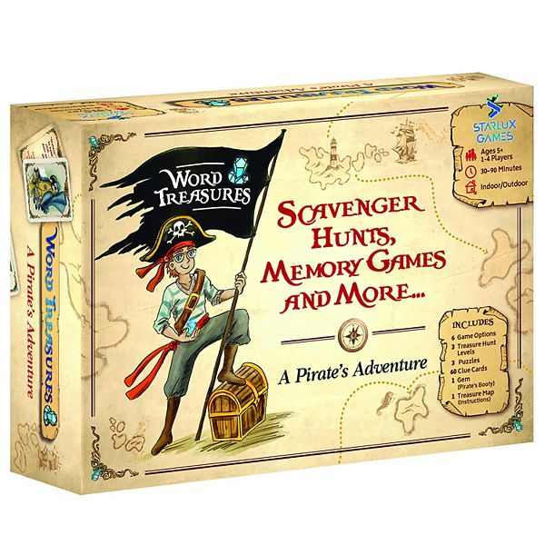 Word Treasures: Pirate-themed Kids Games And Puzzles For Kids