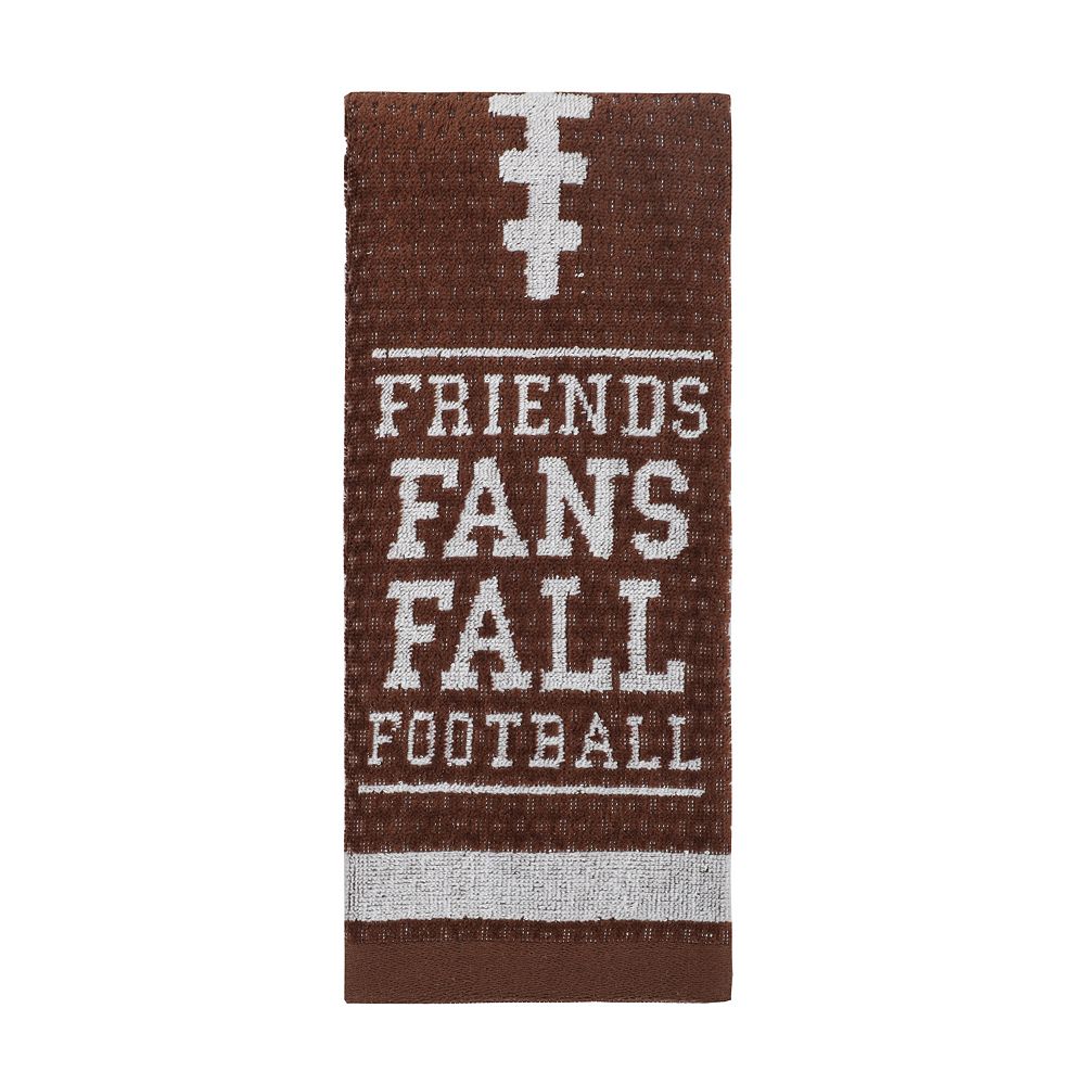 Celebrate Together™ Fall "Friends, Fans, Fall, Football" Hand Towel