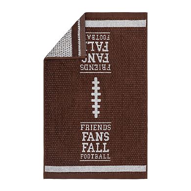 Celebrate Together™ Fall "Friends, Fans, Fall, Football" Hand Towel