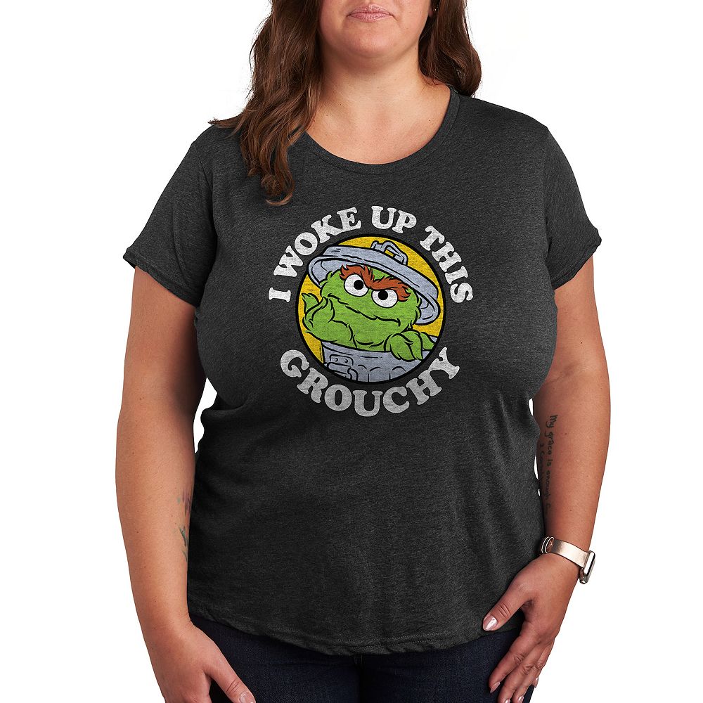 Plus Sesame Street Woke Up Grouchy Graphic Tee