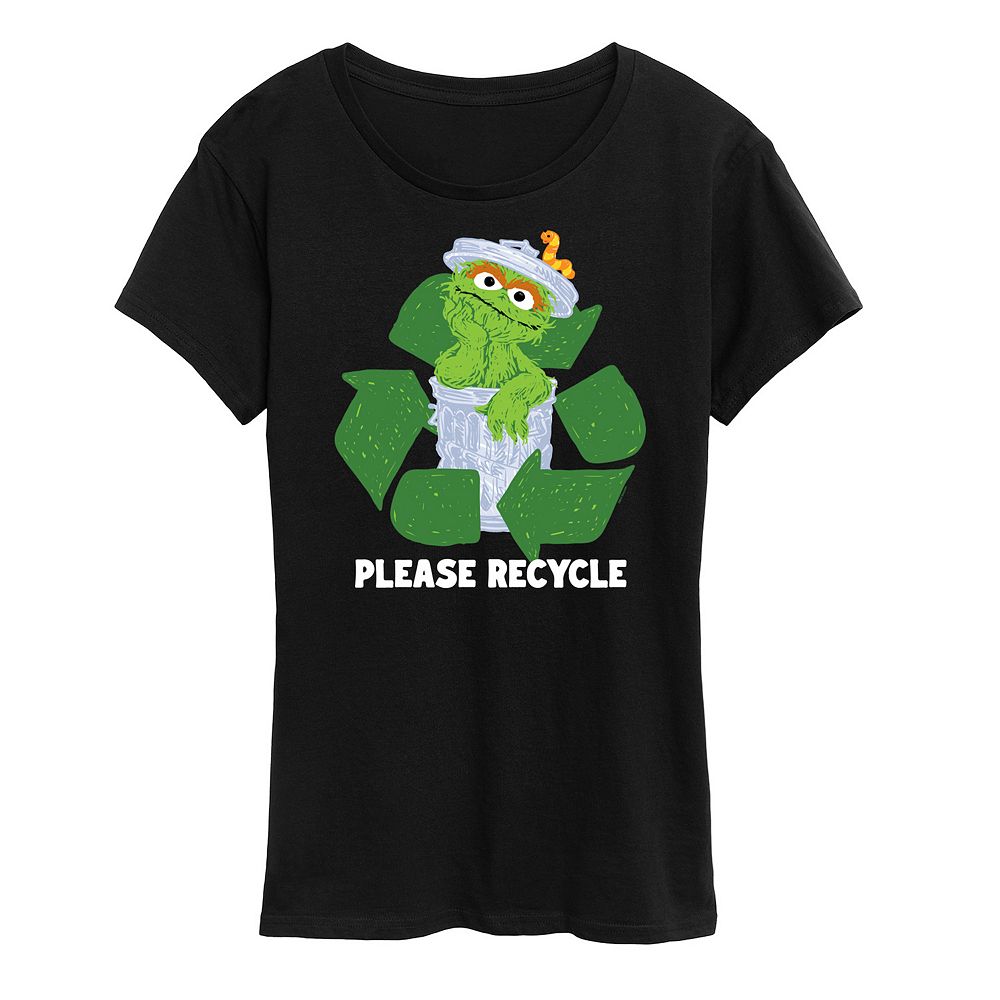 Women's Sesame Street Please Recycle Graphic Tee