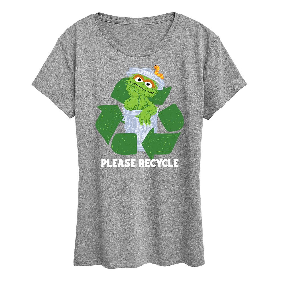 Women's Sesame Street Please Recycle Graphic Tee