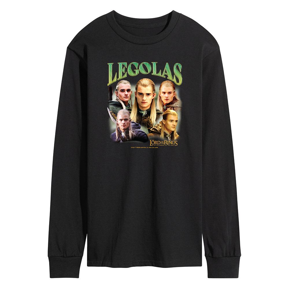 Men's Lord Of The Rings Legolas Long Sleeve Graphic Tee
