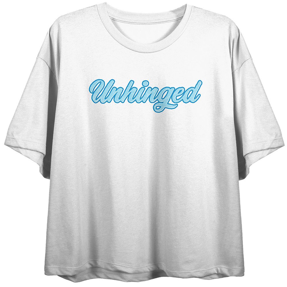 Juniors' Unhinged Graphic Tee