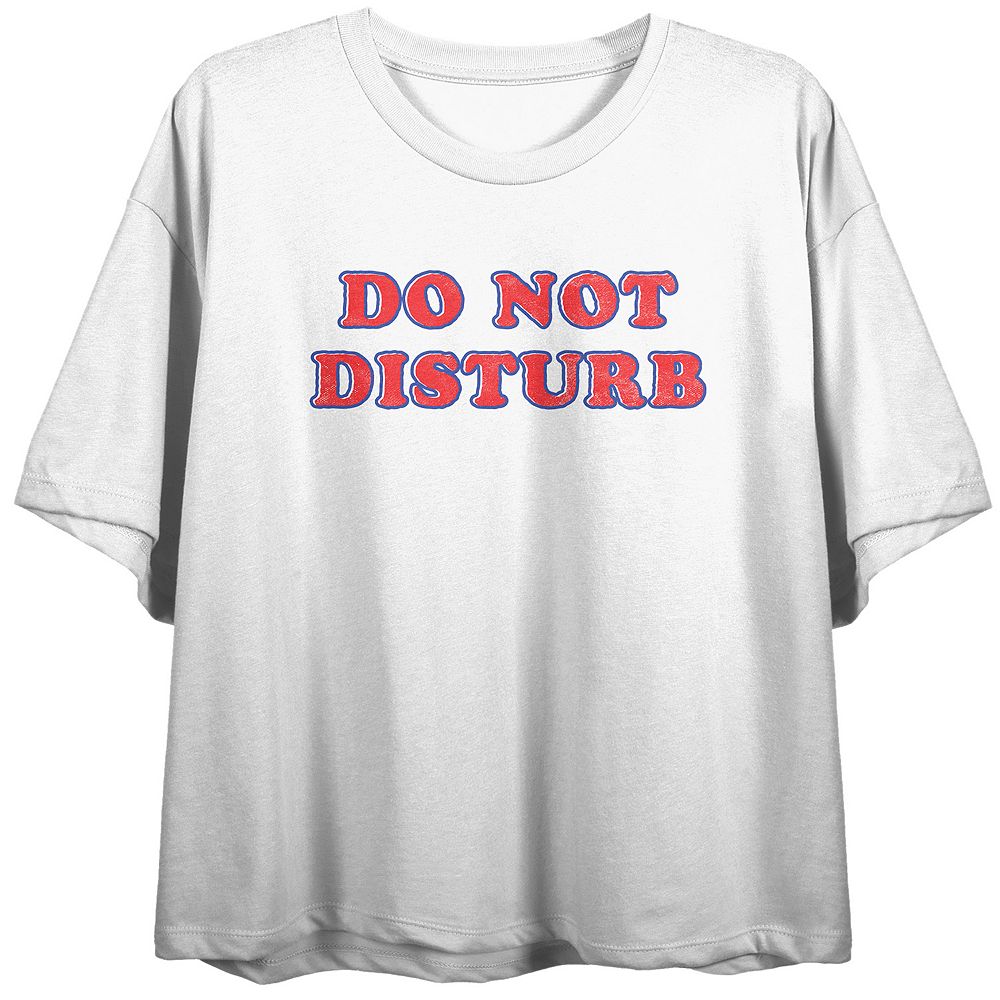 Juniors' Do Not Disturb Graphic Tee