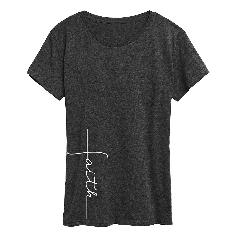 Women's Faith Cross Graphic Tee
