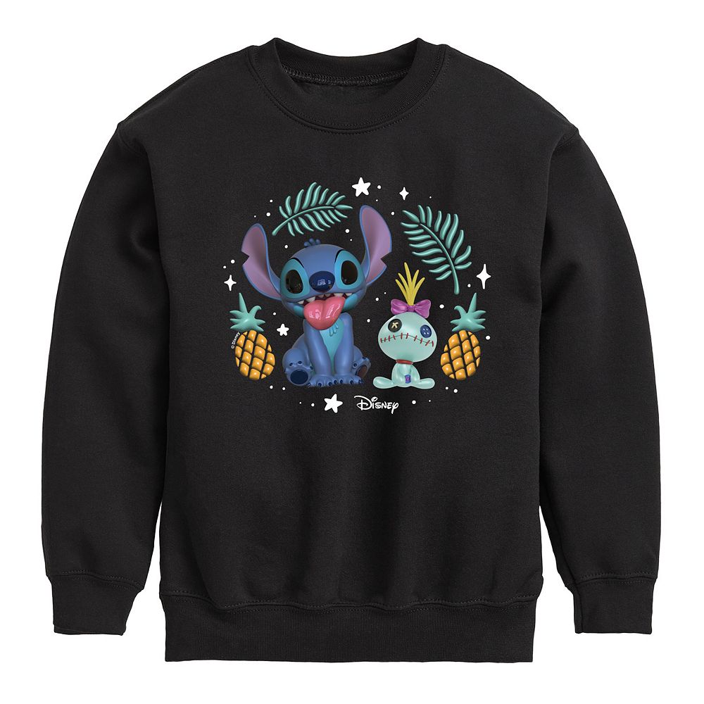 Disney's Lilo & Stitch Boys 8-20 Scrump & Stitch Boys 8-20 Crew Fleece ...