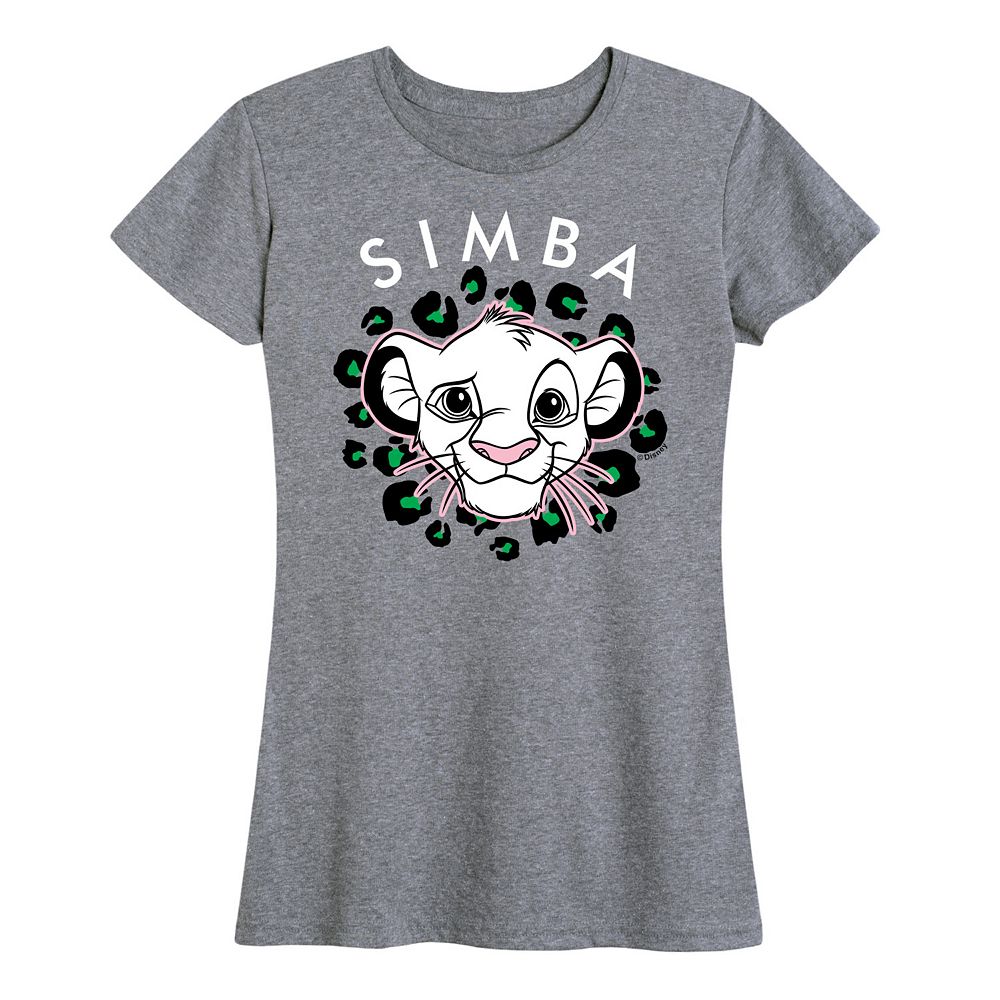 Disney's Lion King Simba Women's Green Spots Graphic Tee