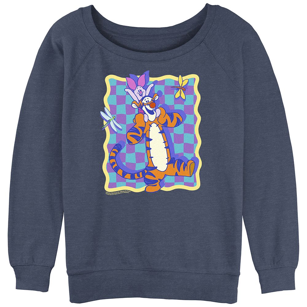 Disney's Winnie The Pooh Piglet And Tigger Piggy Ride Juniors' Graphic ...