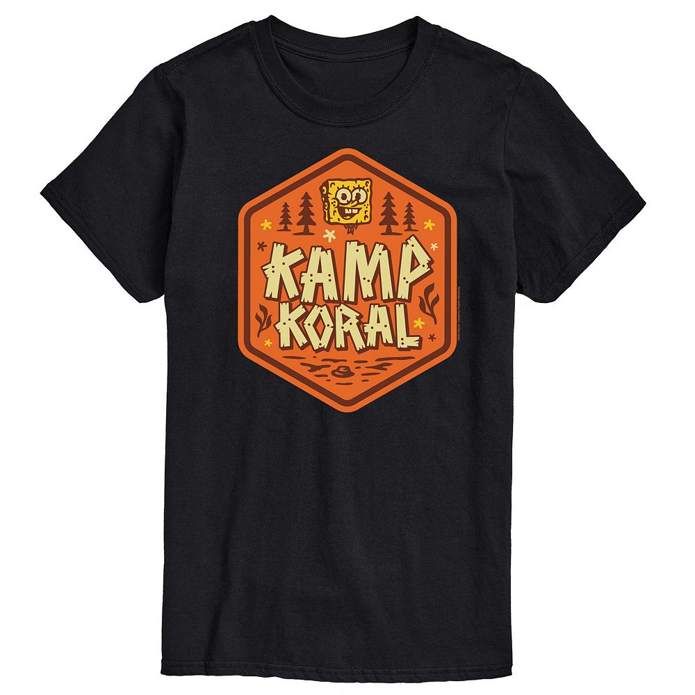 Men's SpongeBob SquarePant Kamp Koral Graphic Tee