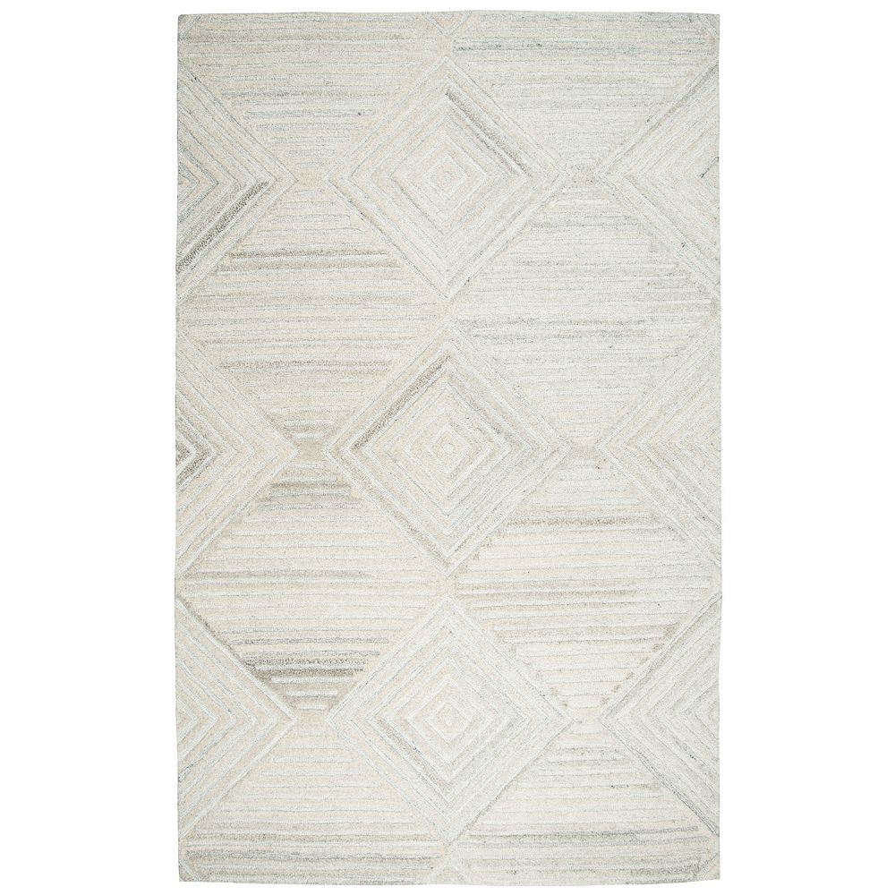 Alora Decor Cy Ivory Textured Area Rug