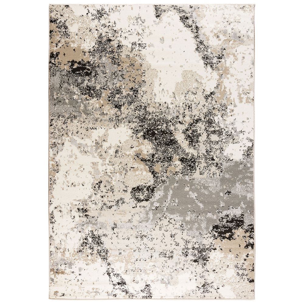 Alora Decor Pia Beige Abstract Area Rug