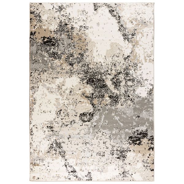 Alora Decor Pia Beige Abstract Area Rug