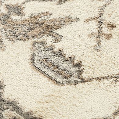 Alora Decor Ivy Beige Floral Rug
