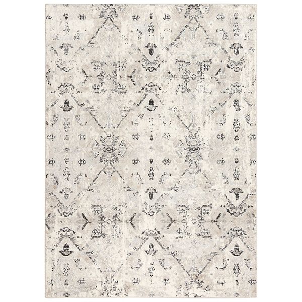 Alora Decor Claire Beige Boho Patterned Area Rug