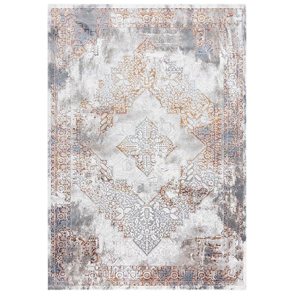 Alora Decor Sky Ivory Contemporary Boho Area Rug