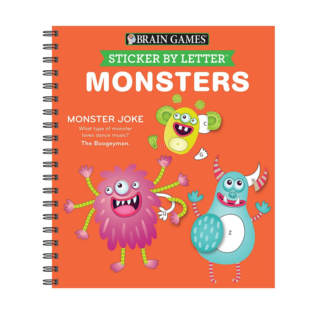 Brain Games Sticker By Letter: Monsters