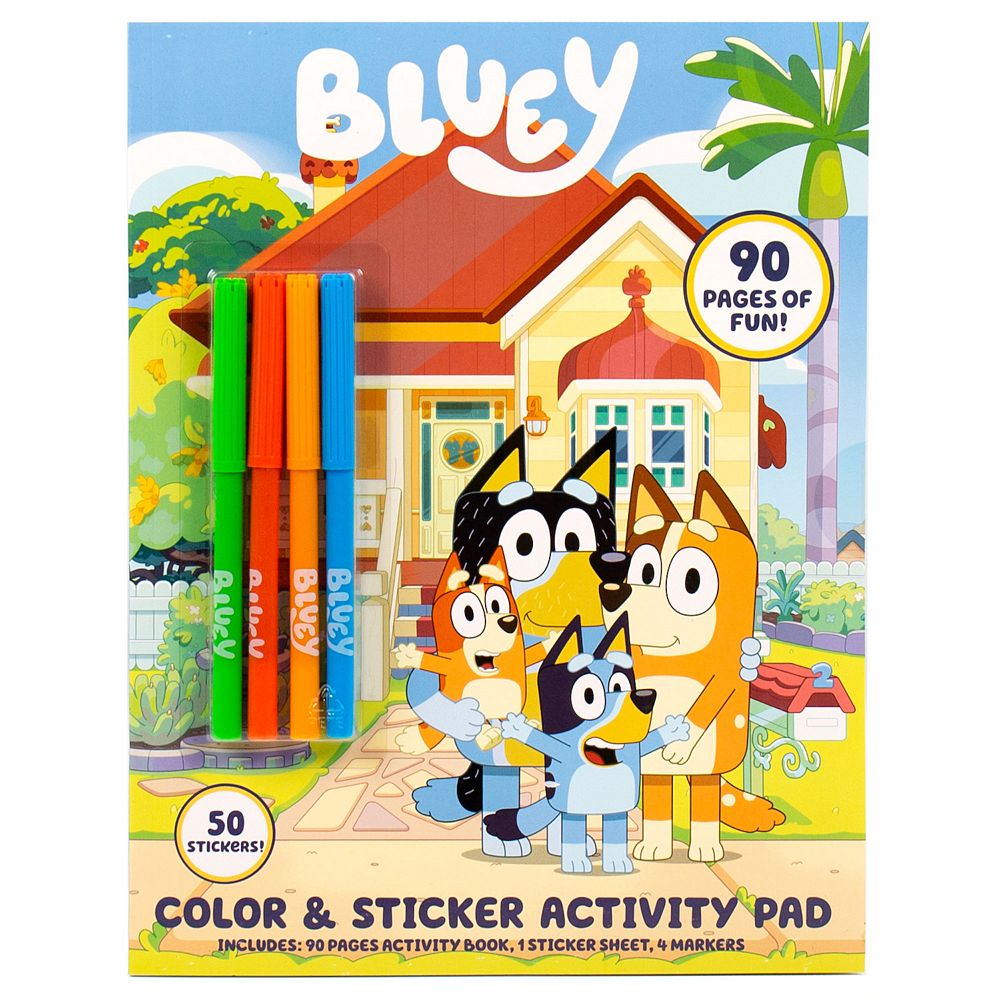Bluey Color & Sticker Activity Pad
