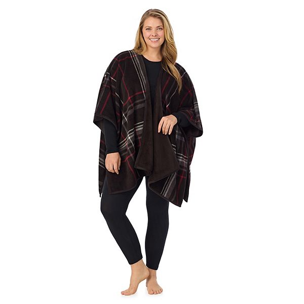 Plus Size Cuddl Duds® Cozy Plush Reversible Blanket Wrap