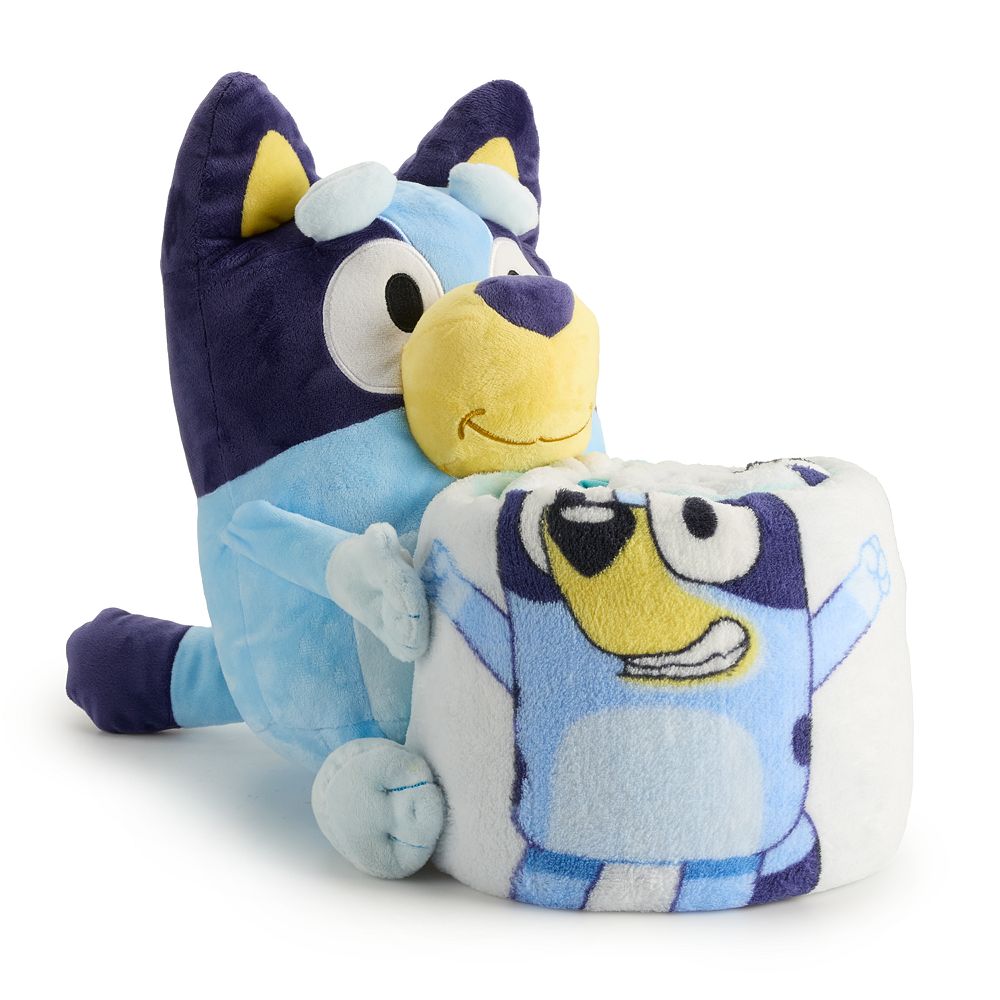 Bluey Full of Excitement Pillow Buddy and Throw Blanket Set