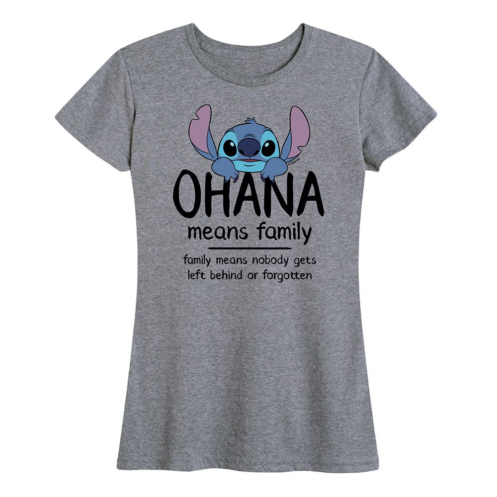 Disney's Lilo & Stitch Women's Ohana Graphic Tee