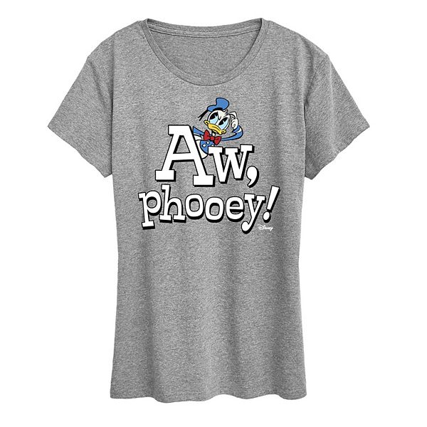 Disney's Donald Duck Women's Aw Phooey Graphic Tee