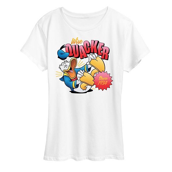 Disney's Donald Duck Women's Wise Quacker Graphic Tee