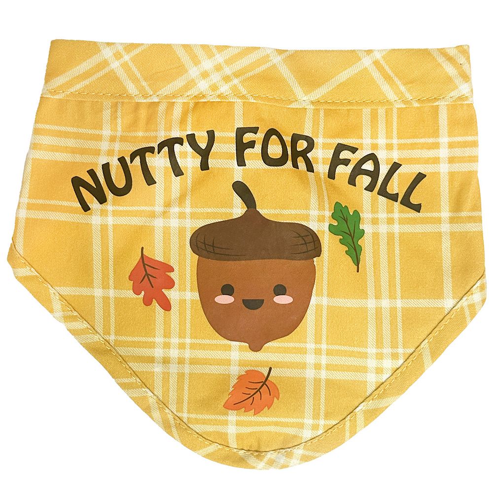 Woof "Nutty for Fall" Dog Bandana