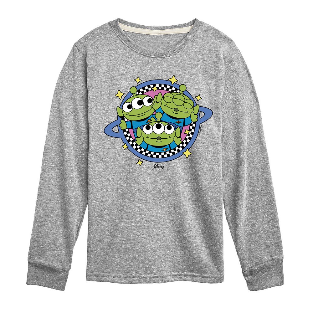 Disney / Pixar's Toy Story Aliens Boys 8-20 Planet Long Sleeve Graphic Tee