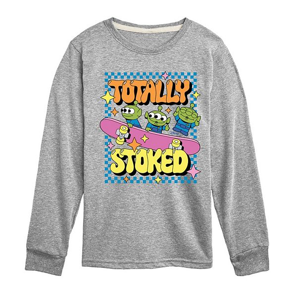 Disney / Pixar's Toy Story Aliens Boys 8-20 Totally Stoked Long Sleeve ...