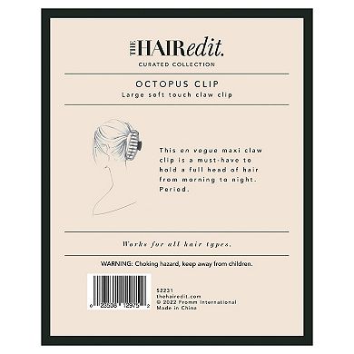 The Hair Edit Octopus Sage Green Claw Hair Clip