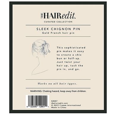 The Hair Edit Sleek Chignon French Hair Pin