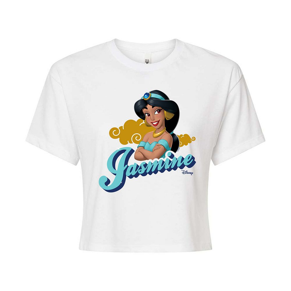 Disney Princess Jasmine Juniors' Cropped Tee