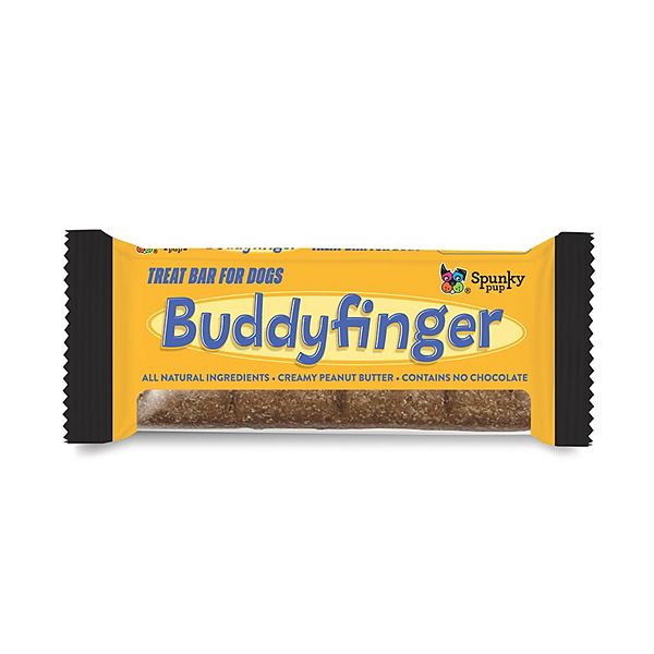 Spunky Pup 1.5-oz. Buddyfinger Dog Treat Bar - Peanut Butter Flavor