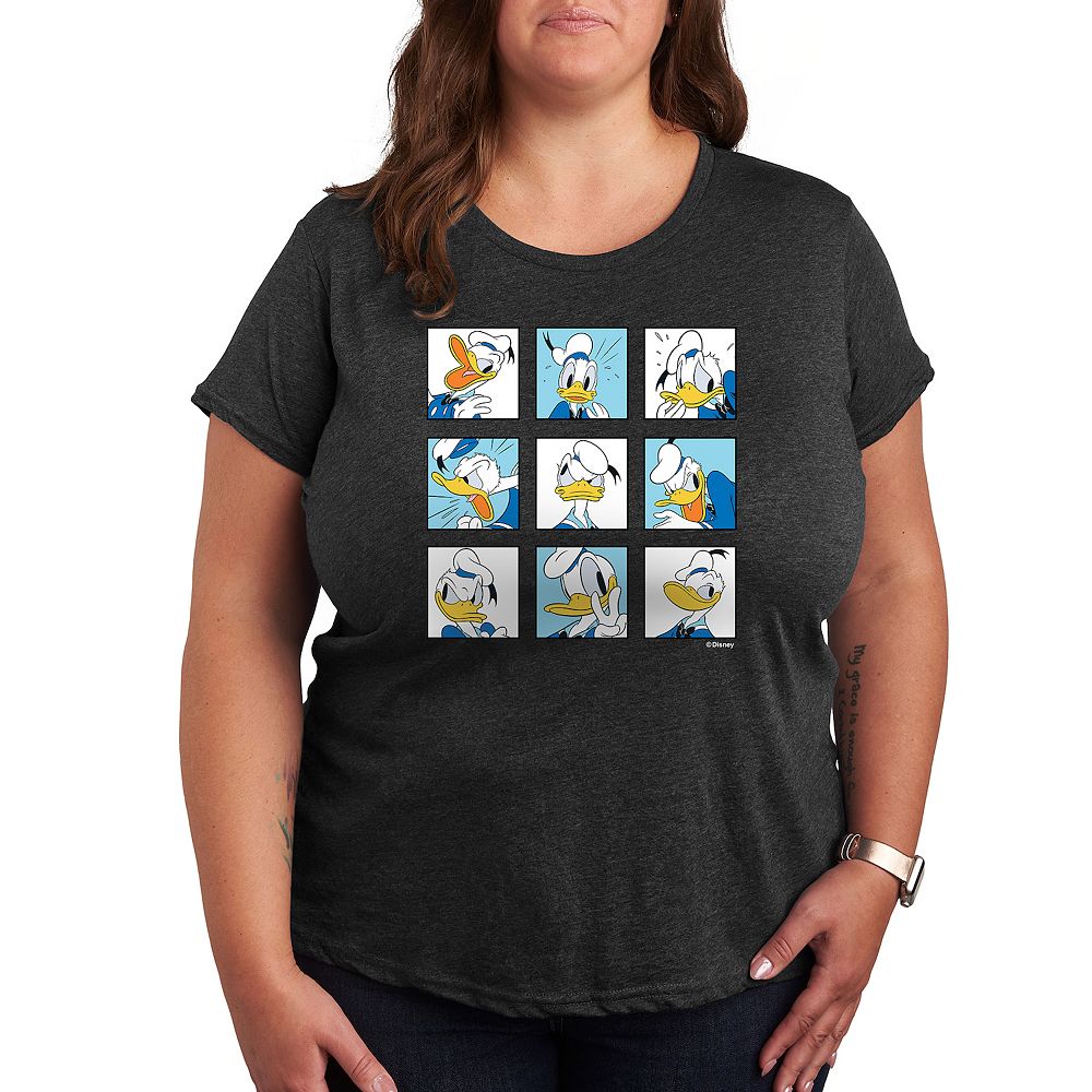 Disney's Donald Duck Plus Grid Graphic Tee