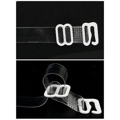 Women's Non-slip Clear Bra Strap Replacement Invisible Shoulder Straps ...
