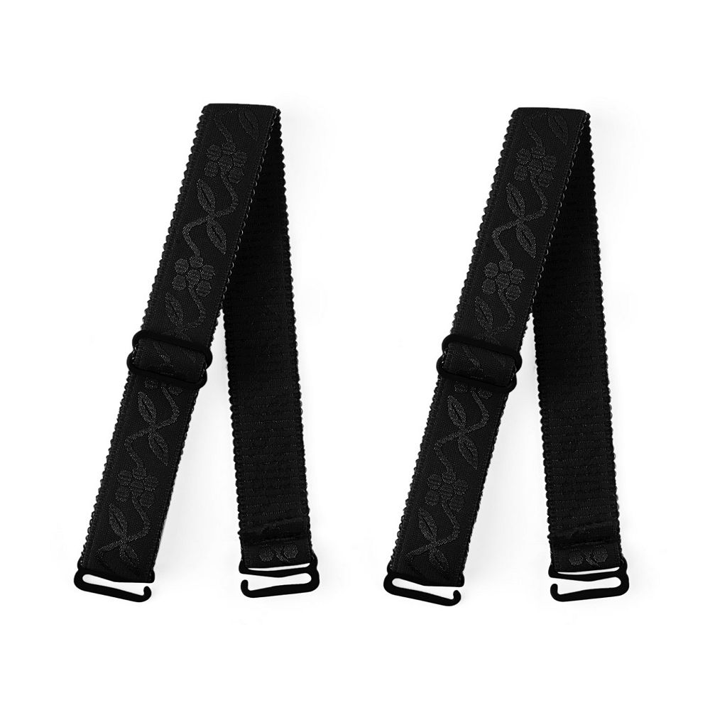 Women's Elastic Band Adjustable Visible Elastic Shoulder Bra Straps 2 Pcs