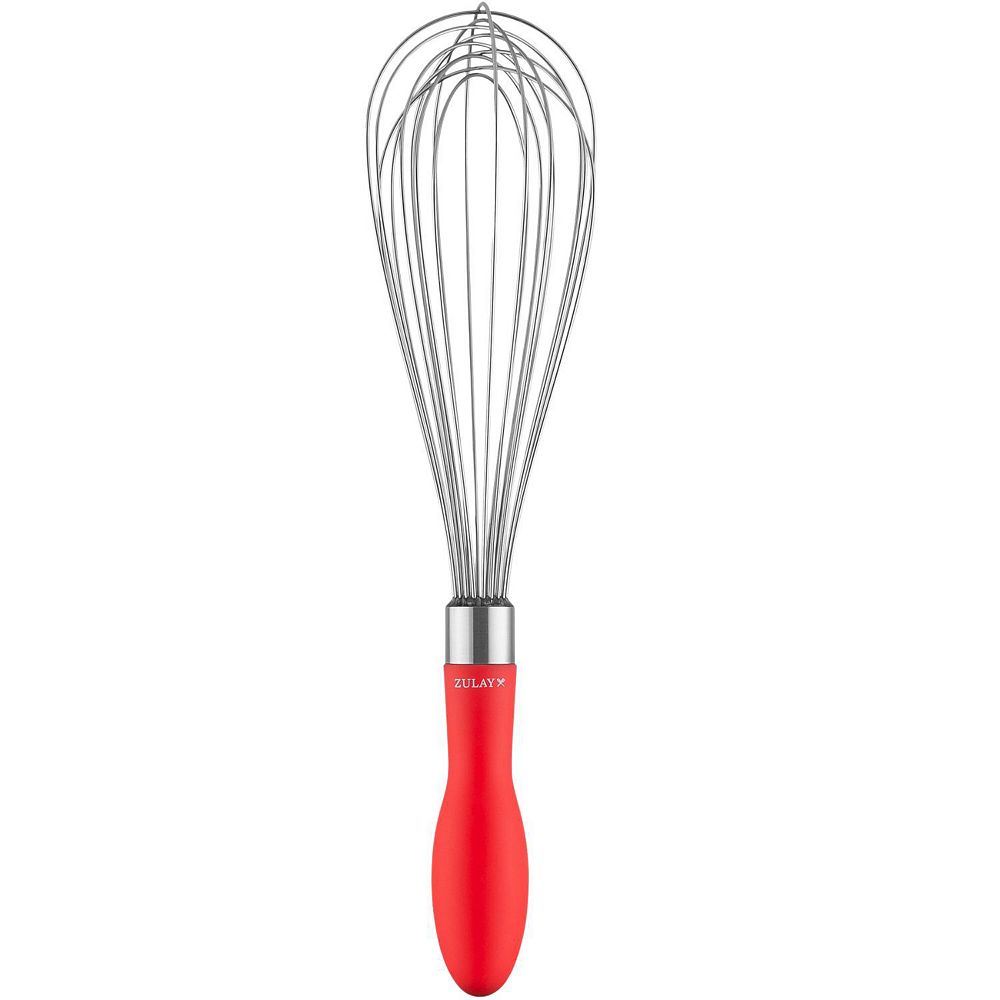 Zulay Kitchen Stainless Steel Balloon Whisk 12 Inch with Non-slip ...