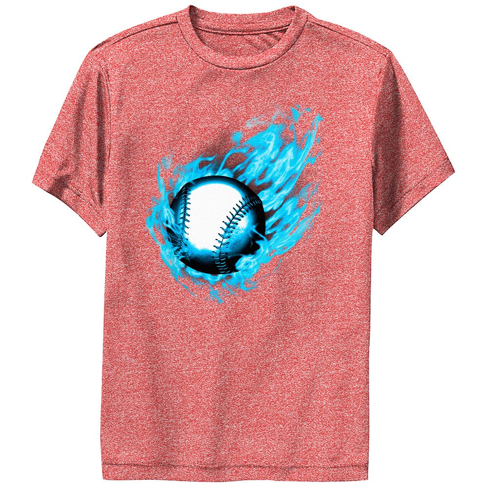 Boys Baseball Fireball Performance Graphic Tee
