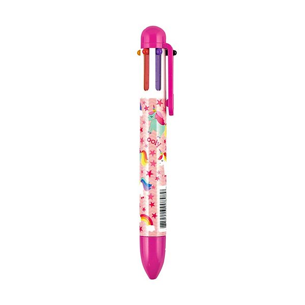 Ooly Unique Unicorns 6-in-1 Multi-Color Click Pen